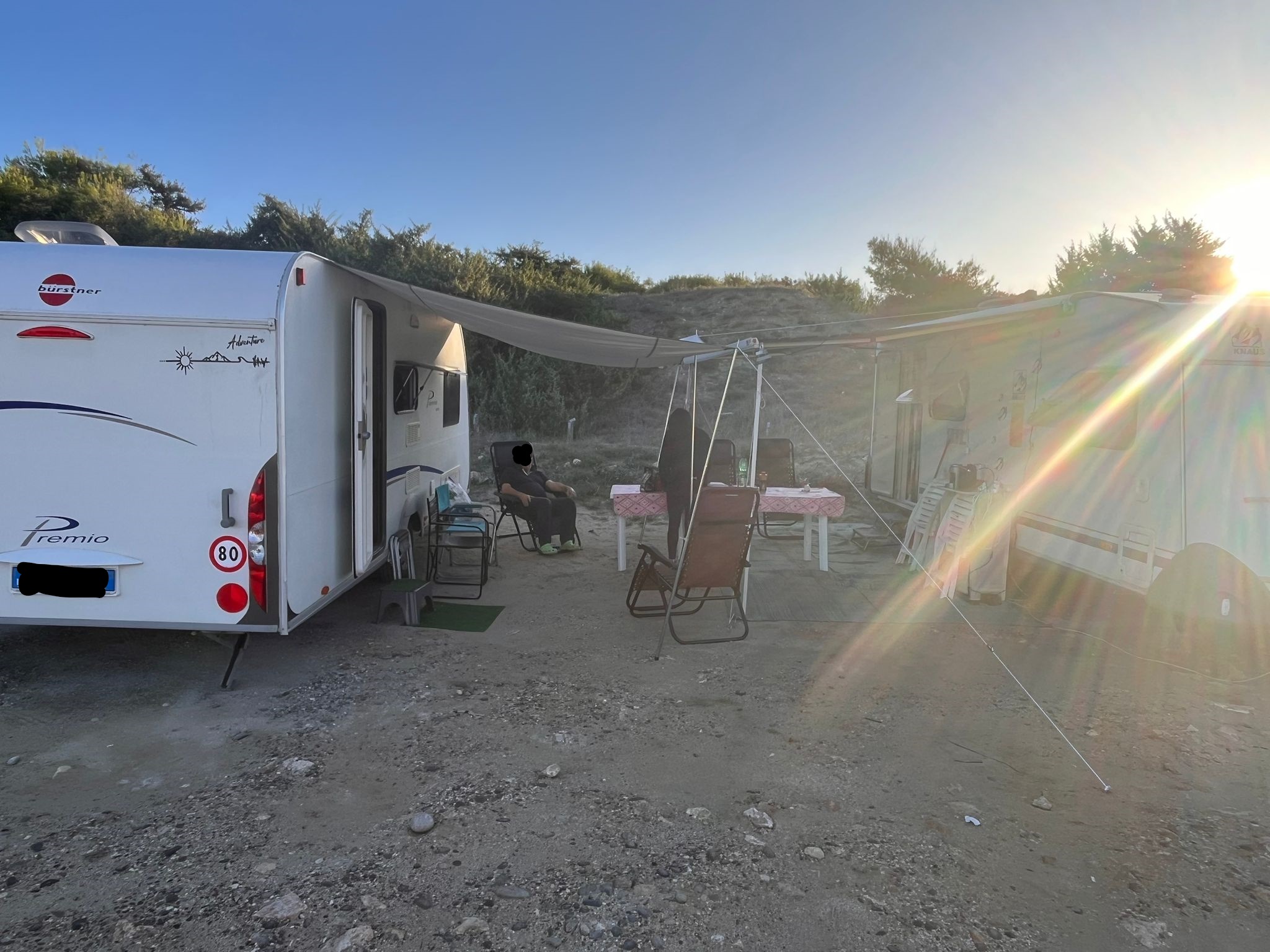 Obelink Sunlight 400 x 240 daszek do przyczepy kempingowej